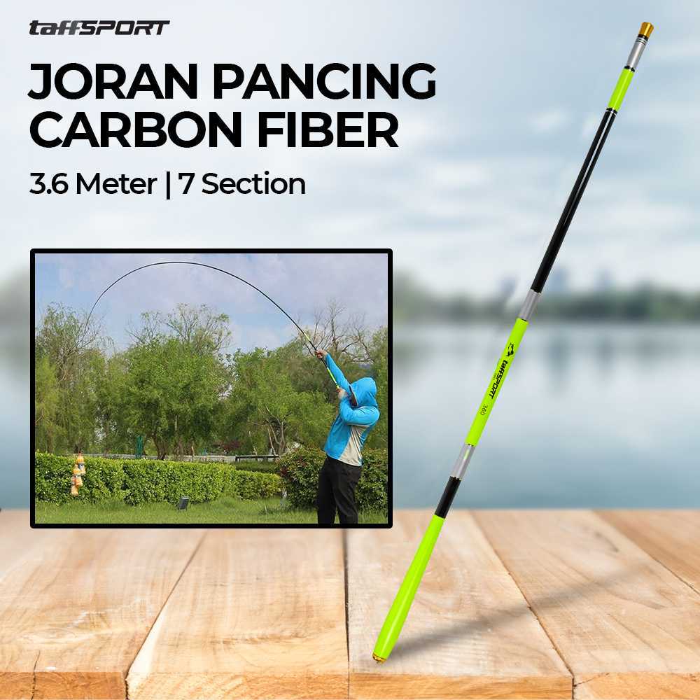 Jual TaffSPORT Joran Pancing Pole Tegek Carbon Fiber Fishing Rod