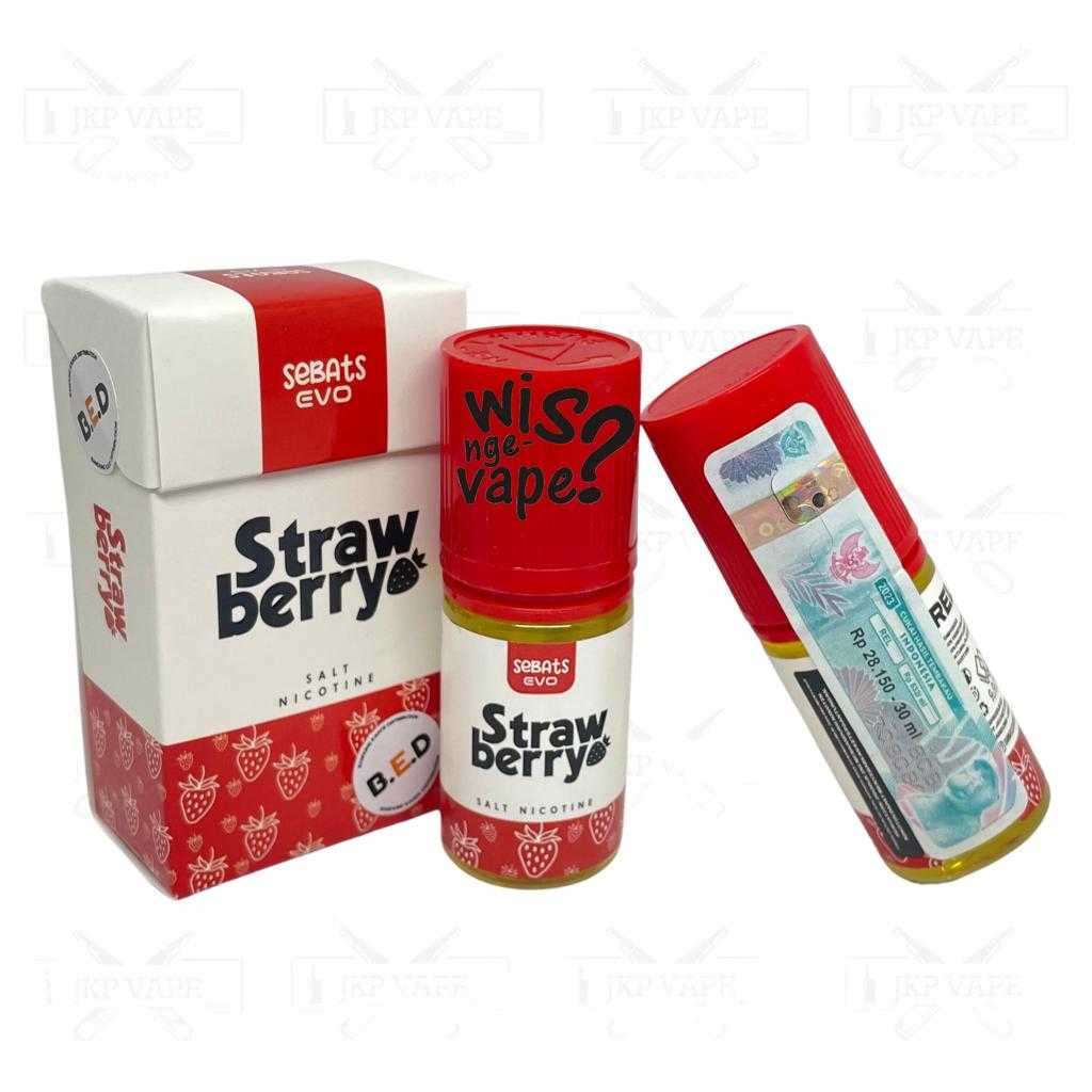 Jual Sebats Evo Series 30ml 30mg - Salt Nic Liquid Vape By BED x