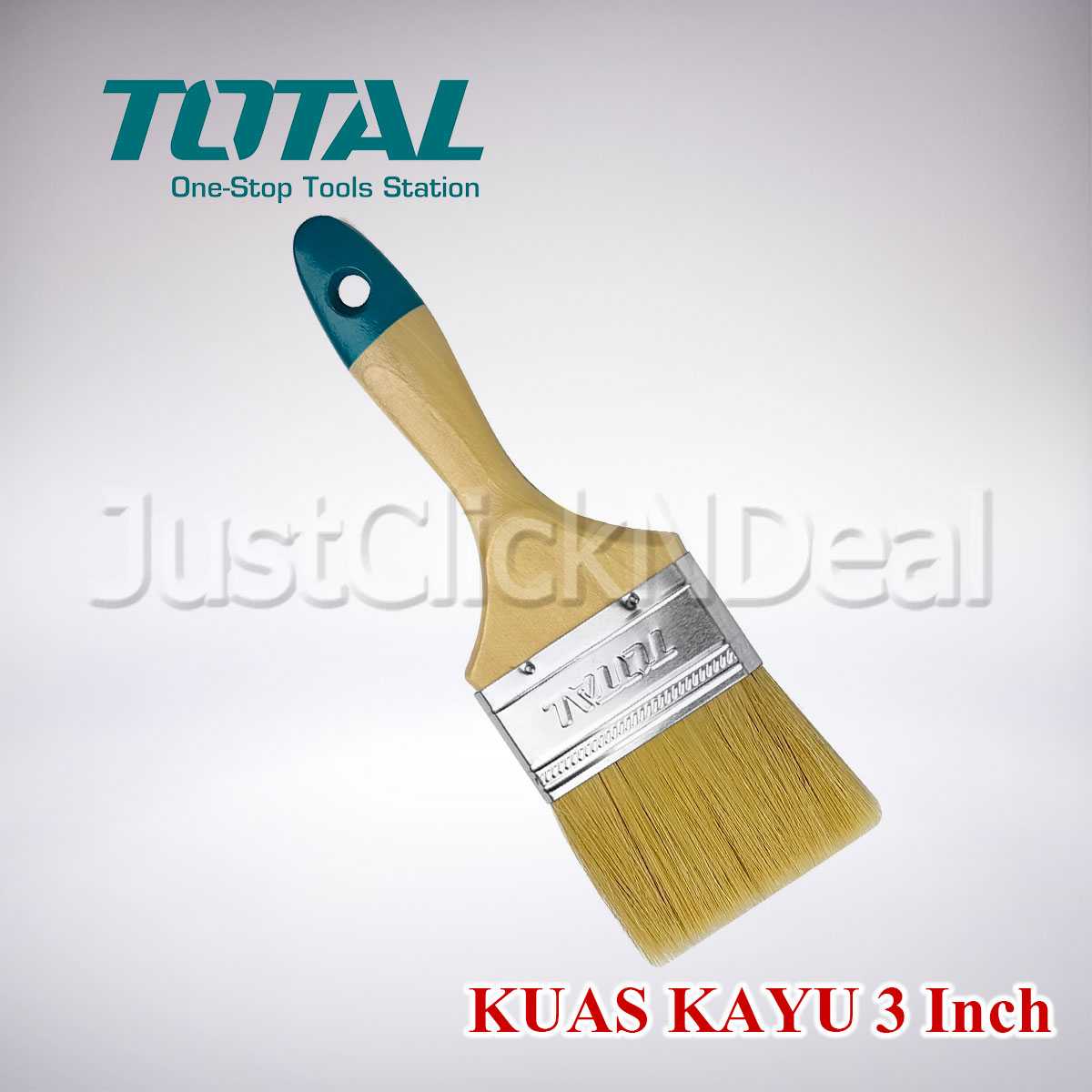 Jual TOTAL Kuas Cat Tebal Gagang Kayu 1 1.5 2 2.5 3 4 Inch Paint