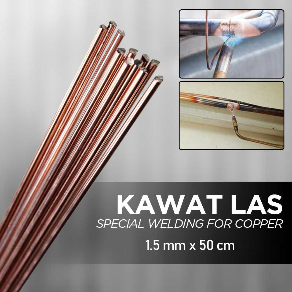 Jual NVM Kawat Las Special Welding Fosfor Tembaga 1.5mmx50cm 10