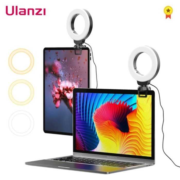 Jual Ulanzi Vijim CL07 Mini Ring Light LED Video Light for Video