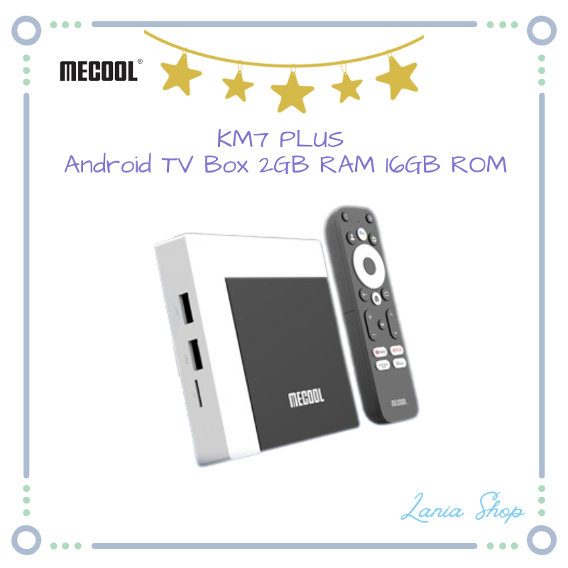 Jual MECOOL KM7 PLUS - 4K Android TV Box Netflix Certified 2GB