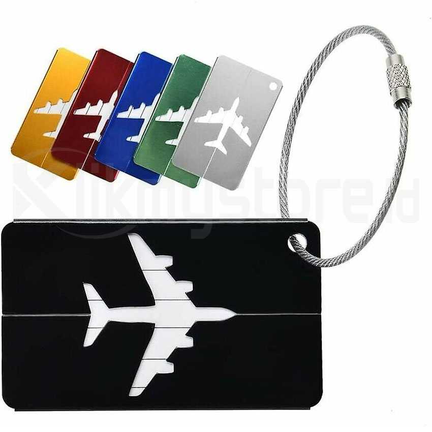 Jual Name Tag Koper Gantungan Kartu Nama Luggage Tas Bagasi