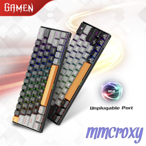 Jual Gamen TITAN III Keyboard Gaming Mechanical Switch Blue RGB