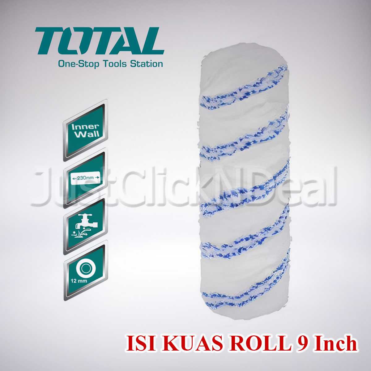 Jual TOTAL Isi Kuas Roll 9 Inch Roller Cover Inner Wall | Jakmall.com