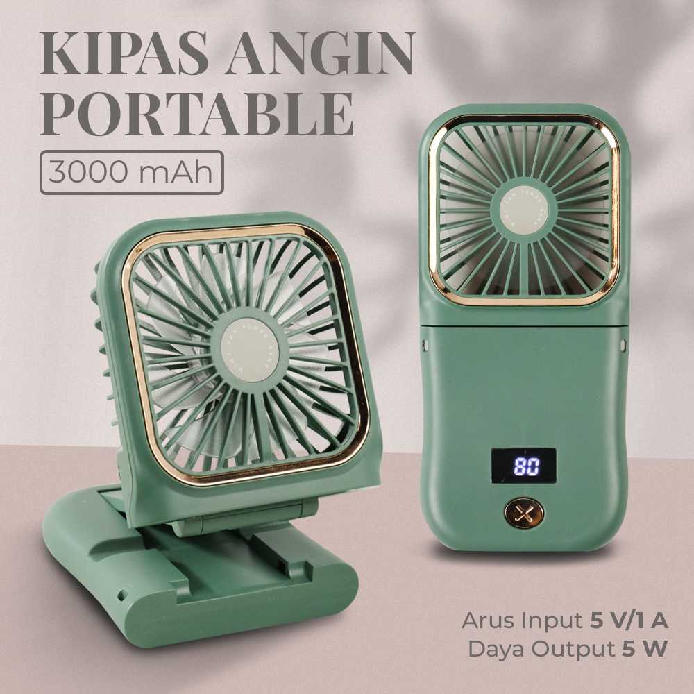 Jual Livews Kipas Angin Portable Lipat Powerbank Mini Cooling