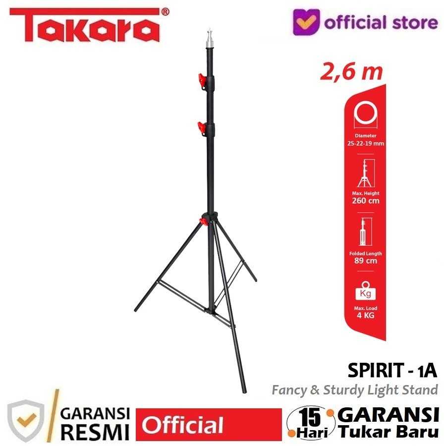 Jual Takara OCTA B170 Multi Function Tripod Selfie Stick Light