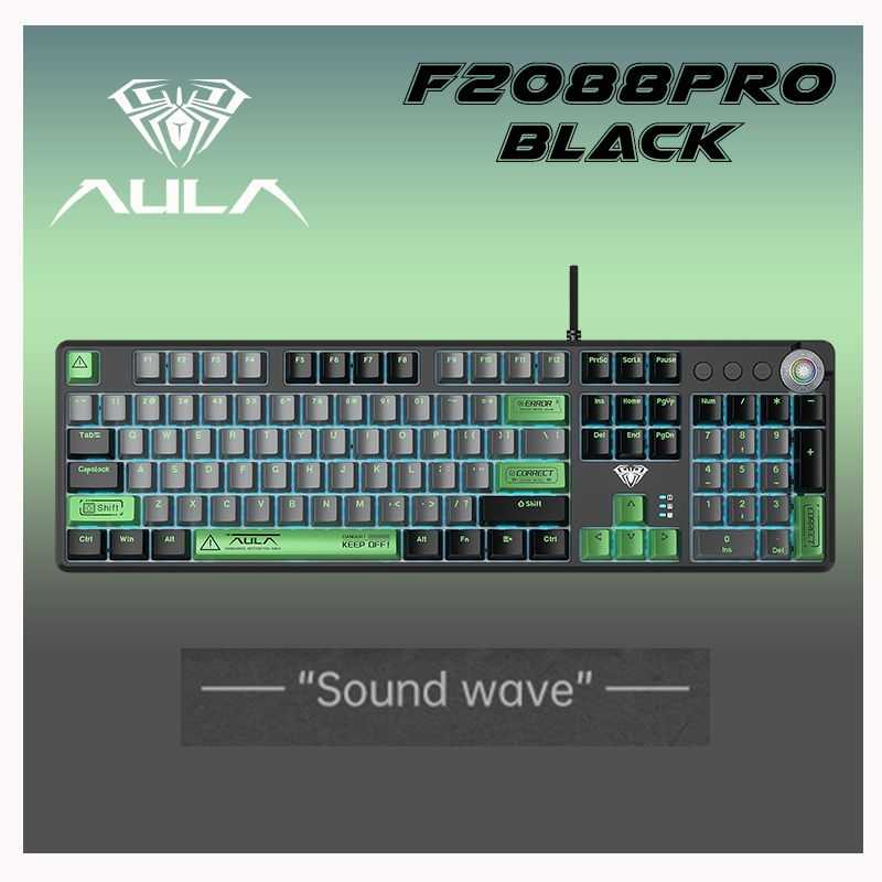 Jual Keyboard Gaming Multimedia Mechanical AULA F2088 PRO