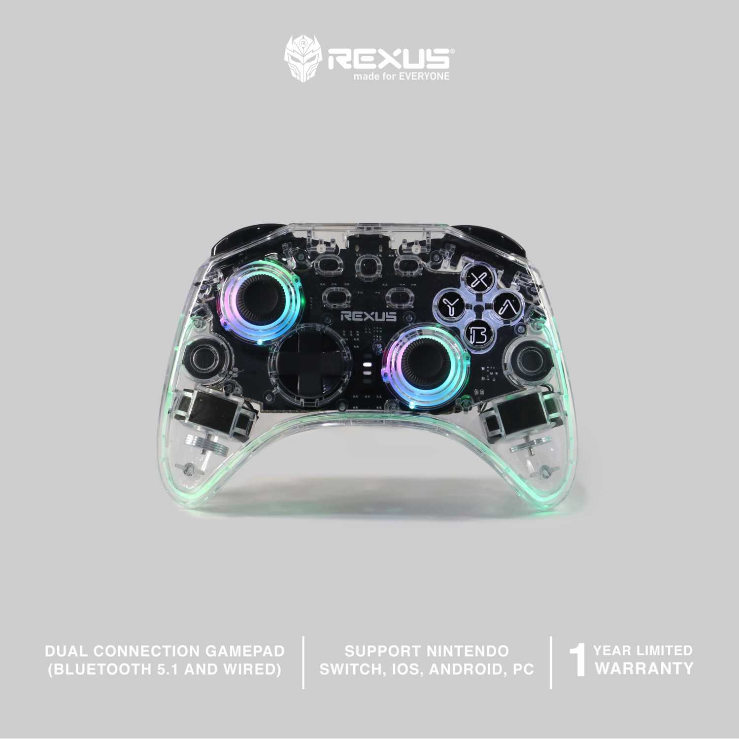 Jual Rexus Gamepad Wireless GX400 | Jakmall.com