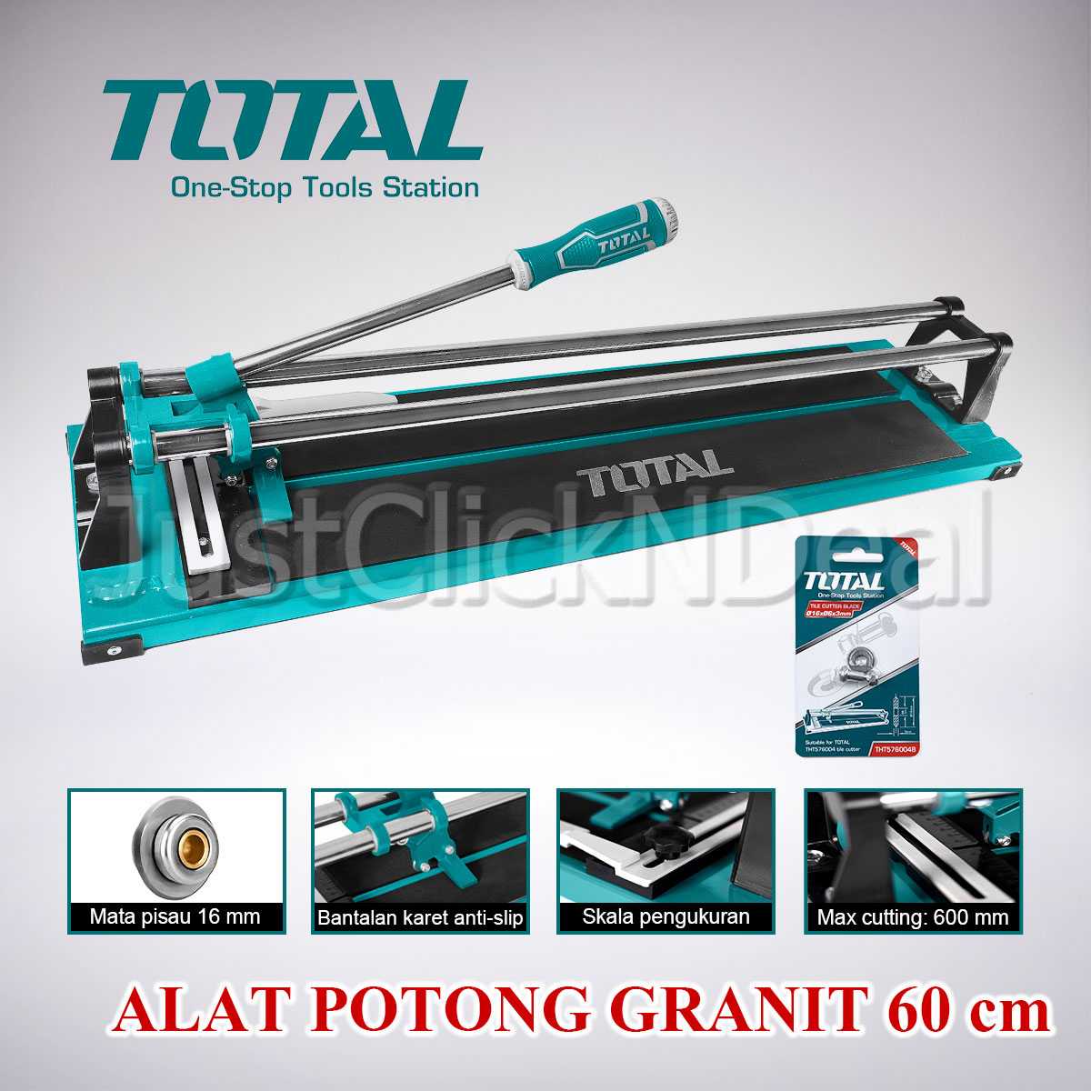 Jual TOTAL Alat Potong Granit Keramik 60 cm Tile Cutter | Jakmall.com
