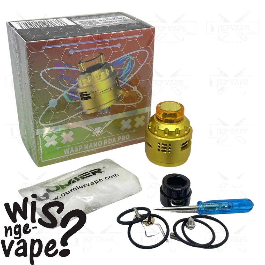 Jual Wasp Nano RDA Pro 23.5MM - Single Coil Authentic By Oumier
