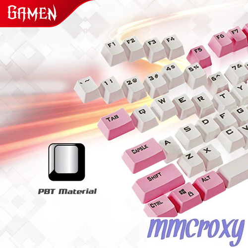 Jual Gamen GMK01 Keycaps Keyboard Mekanik MX Double Shot PBT