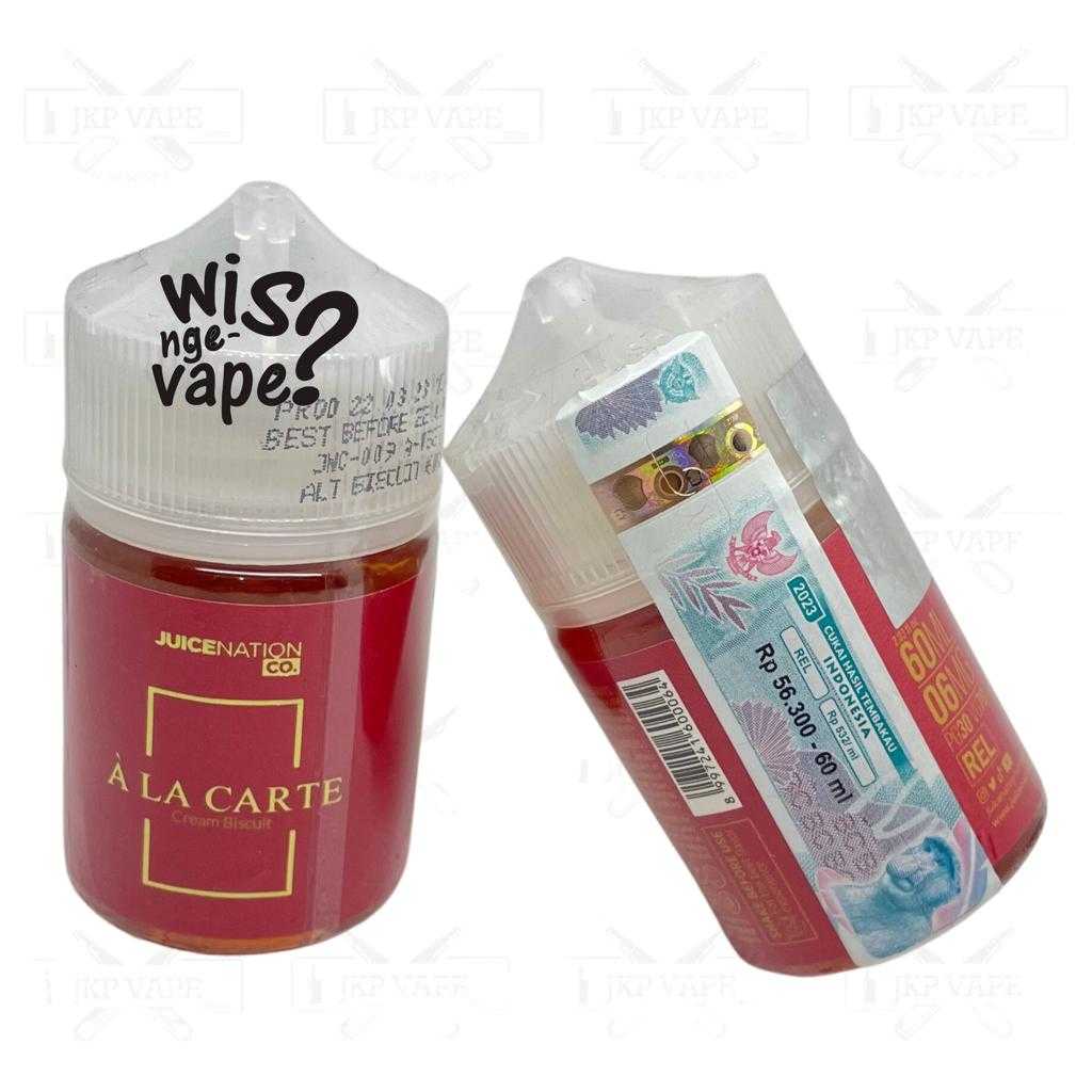 Jual Ala Carte Cream Biscuit 60ml - A La Carte Liquid Vape