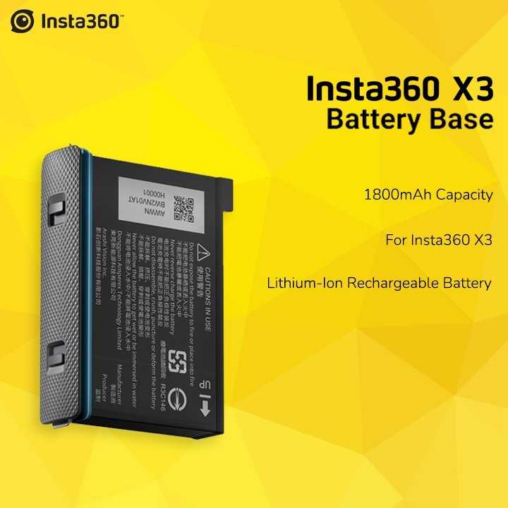Jual Insta360 Rechargeable Battery Base for X3 Insta 360 | Jakmall.com