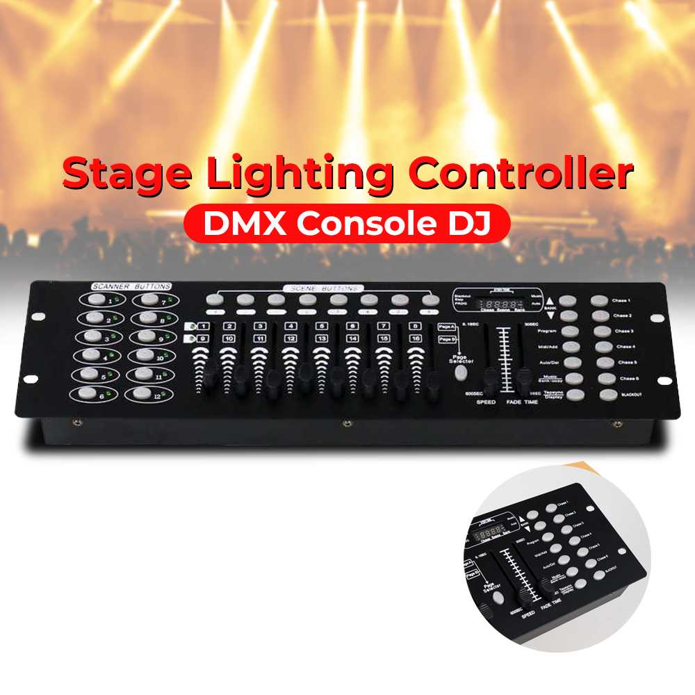 Jual SHEHDS Mixer Lampu Stage Lighting Controller DMX Console DJ