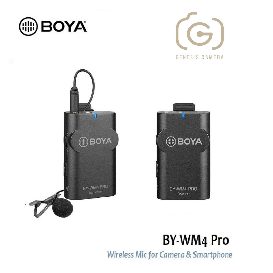Jual Boya BY-WM4 Pro Wireless Mic Microphone for Camera