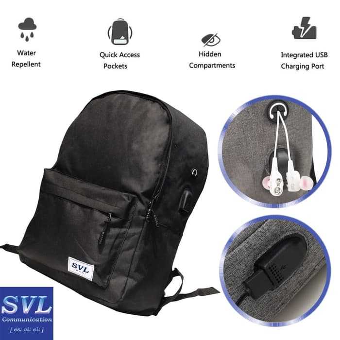 Jual SVL Bukan Open Ending Water Resistant Backpack Basic Tas