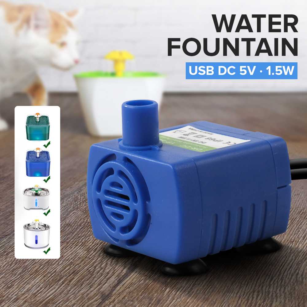 Jual VOFORD Pompa Air Water Fountain Ultra Quiet Pump USB DC 5V