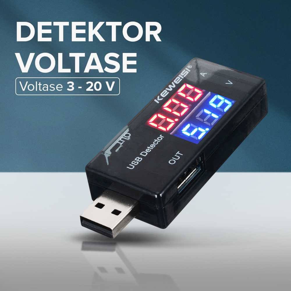 Jual KEWEISI USB Charger Power Current Voltage Tester Detector