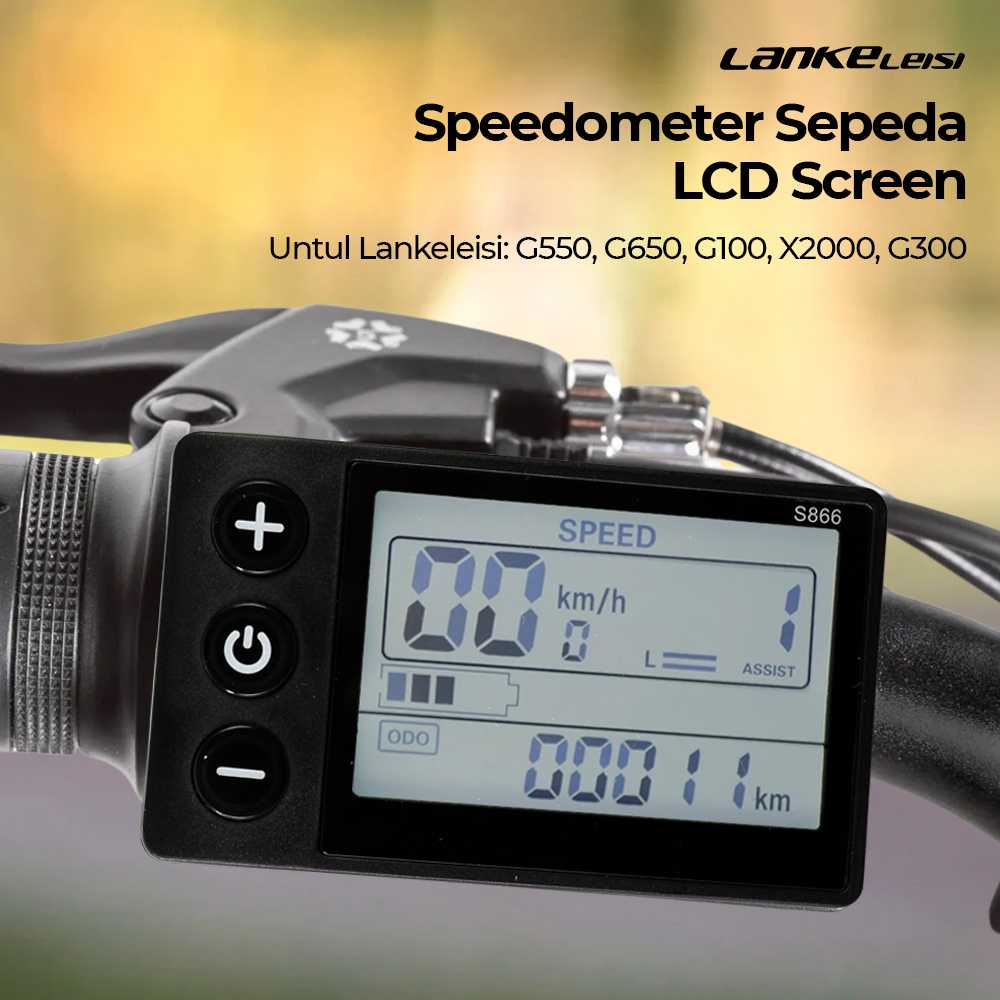Jual Lankeleisi Speedometer Sepeda LCD Screen G550 G650 G100