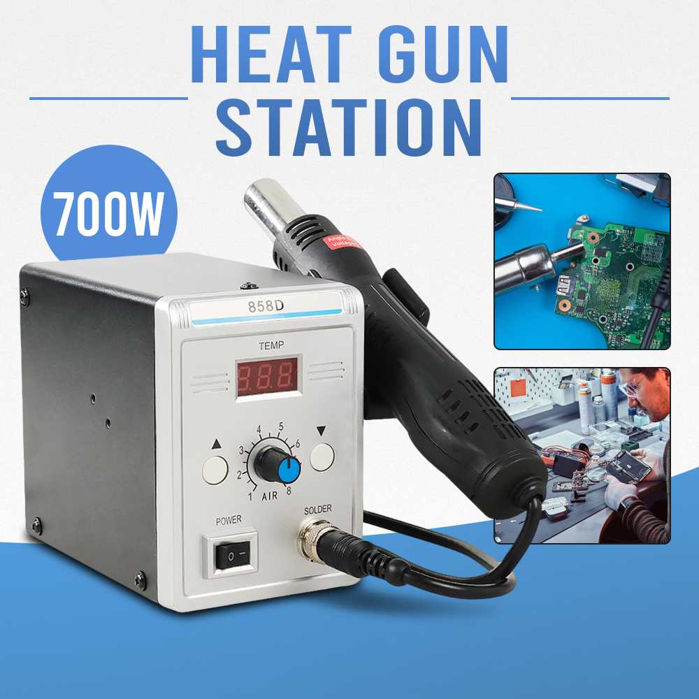 Jual SUMSOUR Heat Gun Hot Blower Soldering with Adjustable