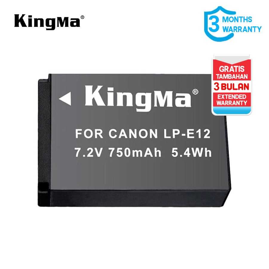 Jual Baterai / Battery KINGMA for Canon LP-E12 - Garansi Resmi