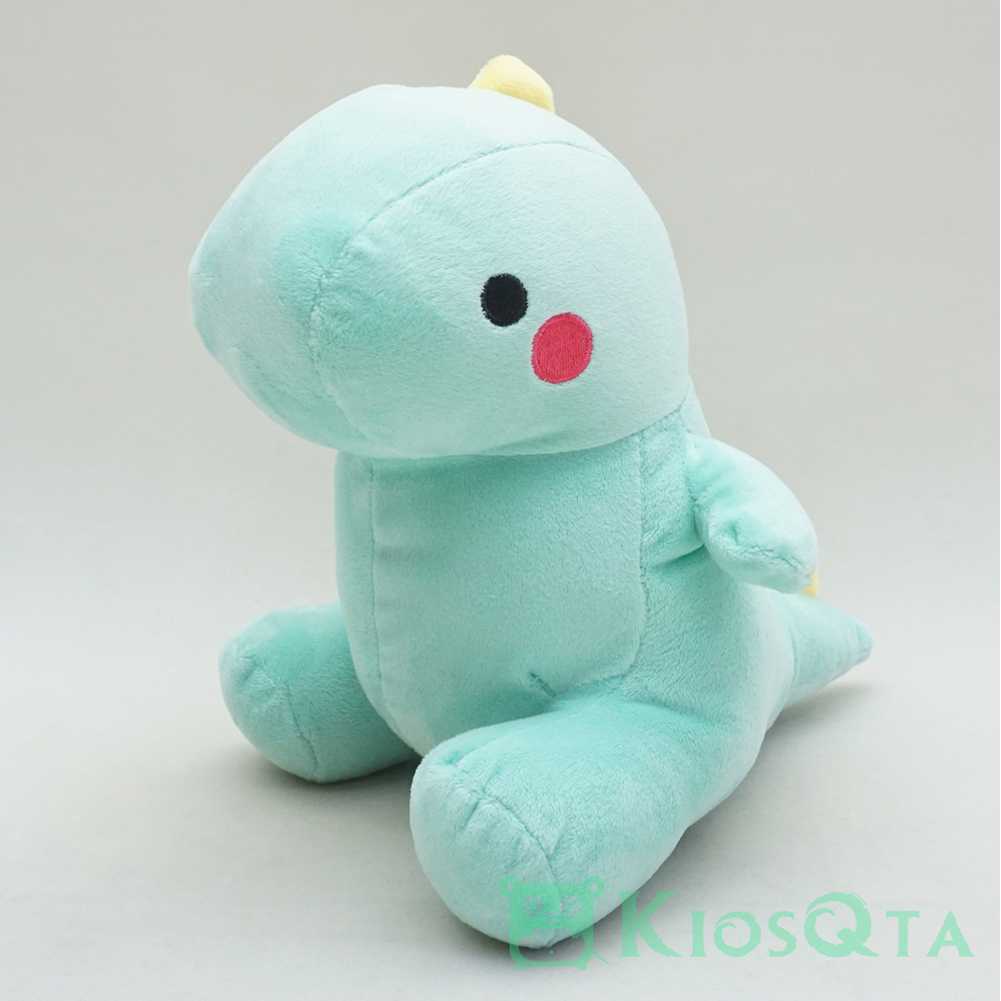 Jual boneka dinosaurus dino gendut hijau tosca lucu medium bahan
