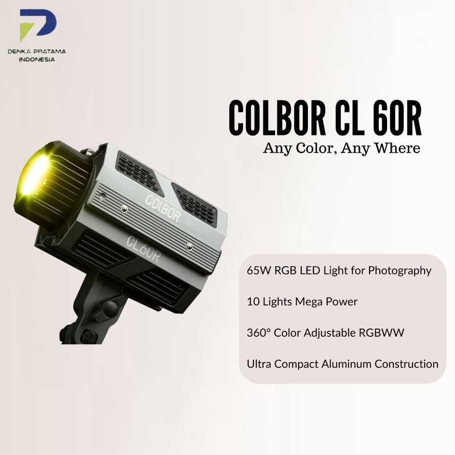 Jual Colbor CL60R CL-60R RGB CRI COB LED Video Light | Jakmall.com