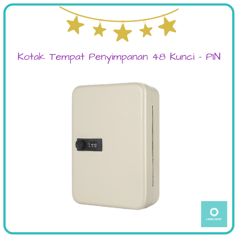 Jual Wall Mount Safe Cabinet Box Code Lock for 48 Keys - Kotak