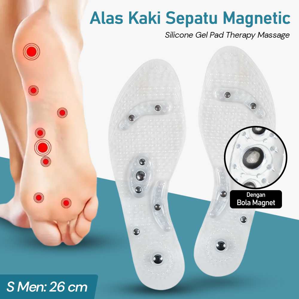 Jual Sunvo Insole Sepatu Alas Kaki Orthopedic Magnetic Silicone