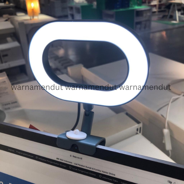 Jual Lampu cincin LED ring light dapat diredupkan tinggi 19cm