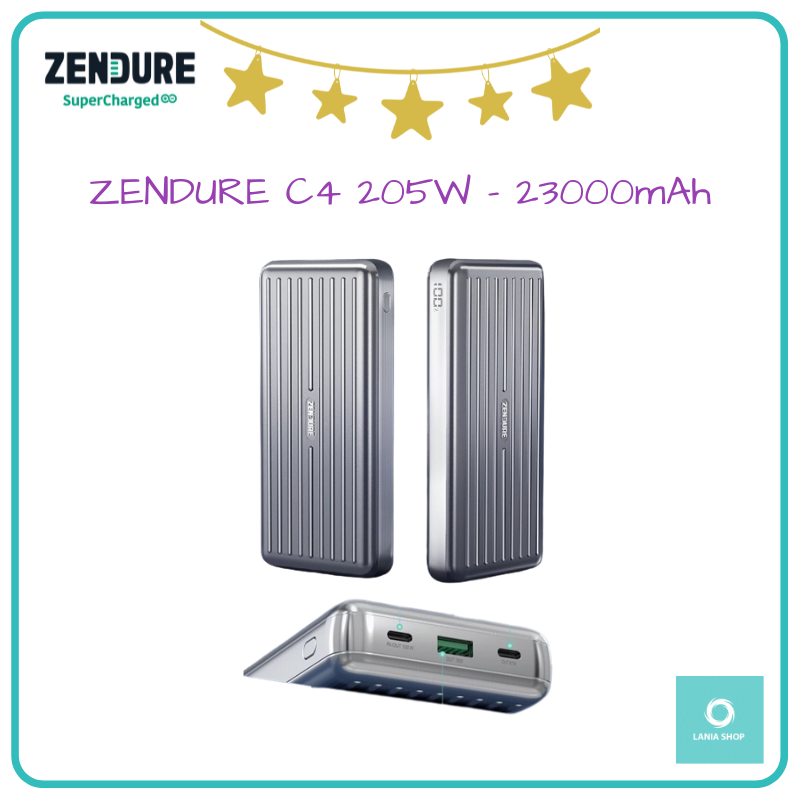 Jual ZENDURE C4 205W - 23000mAh Powerbank with USB-C PD 100W