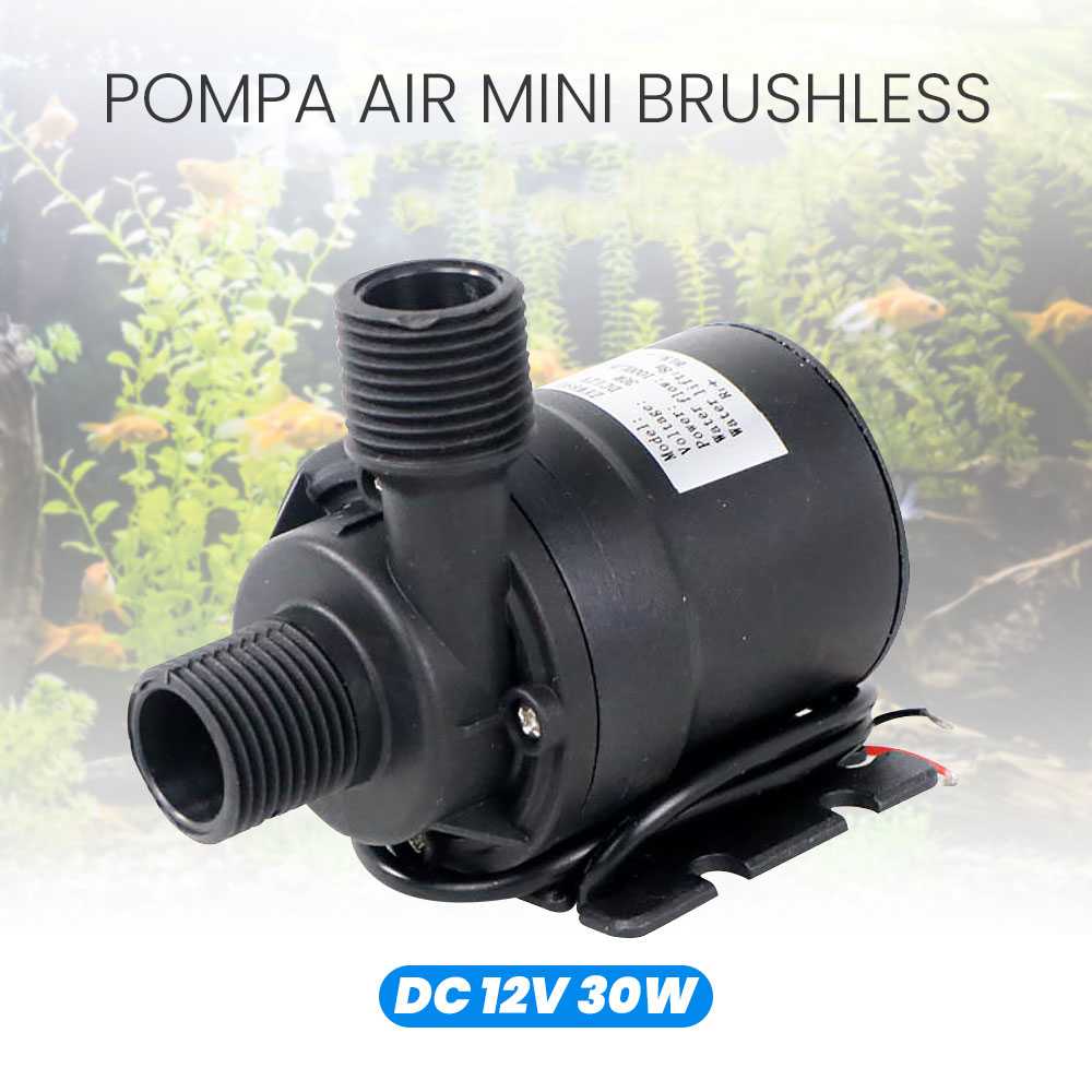 Jual Taffware Pompa Air Mini Brushless Aquarium DC 12V 30W
