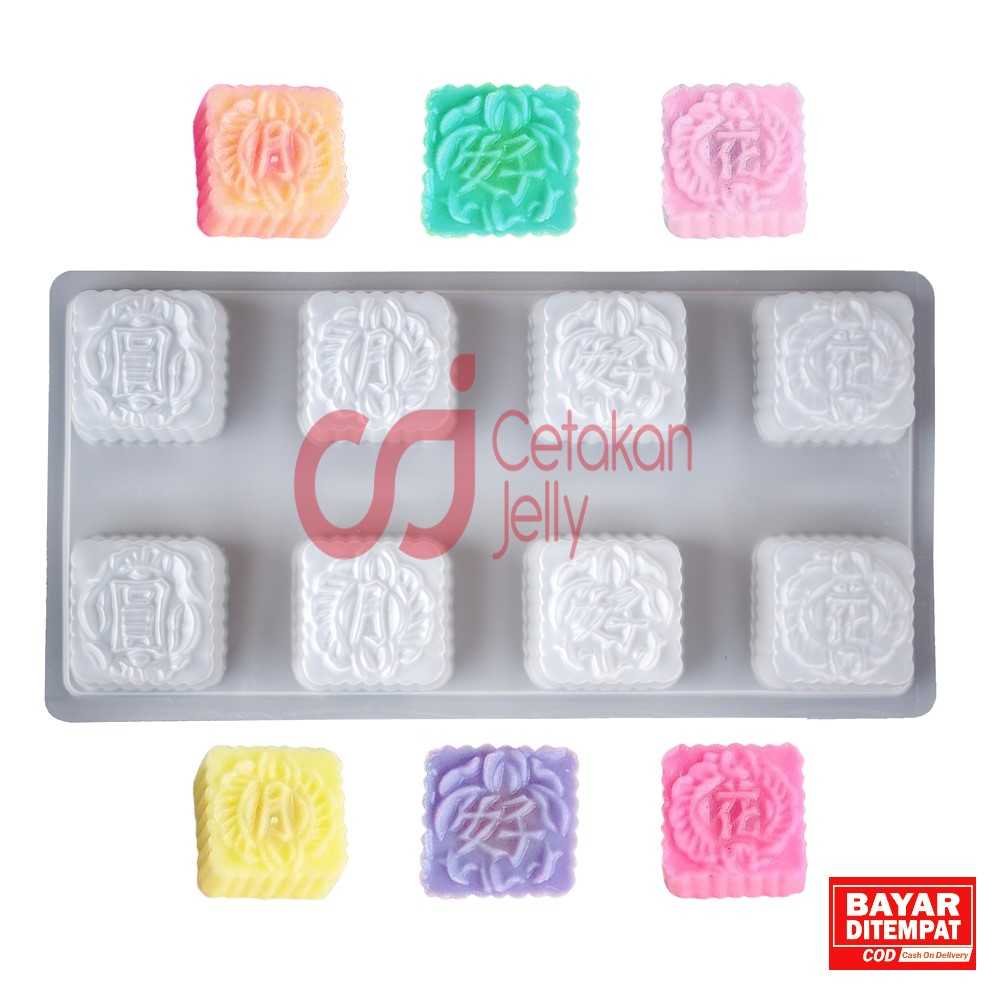 Jual CJ Cetakan Coklat Moon Cake Kotak 8 cavity Plastik | Jakmall.com
