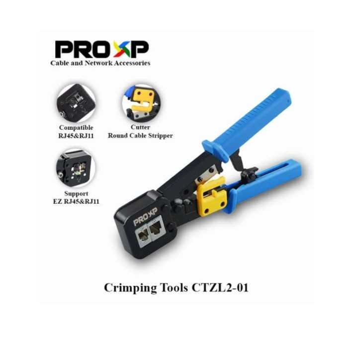 Jual PROXP CTZL2-01 Crimping Tools EZ Anti Gagal UTP Cat5e Cat6
