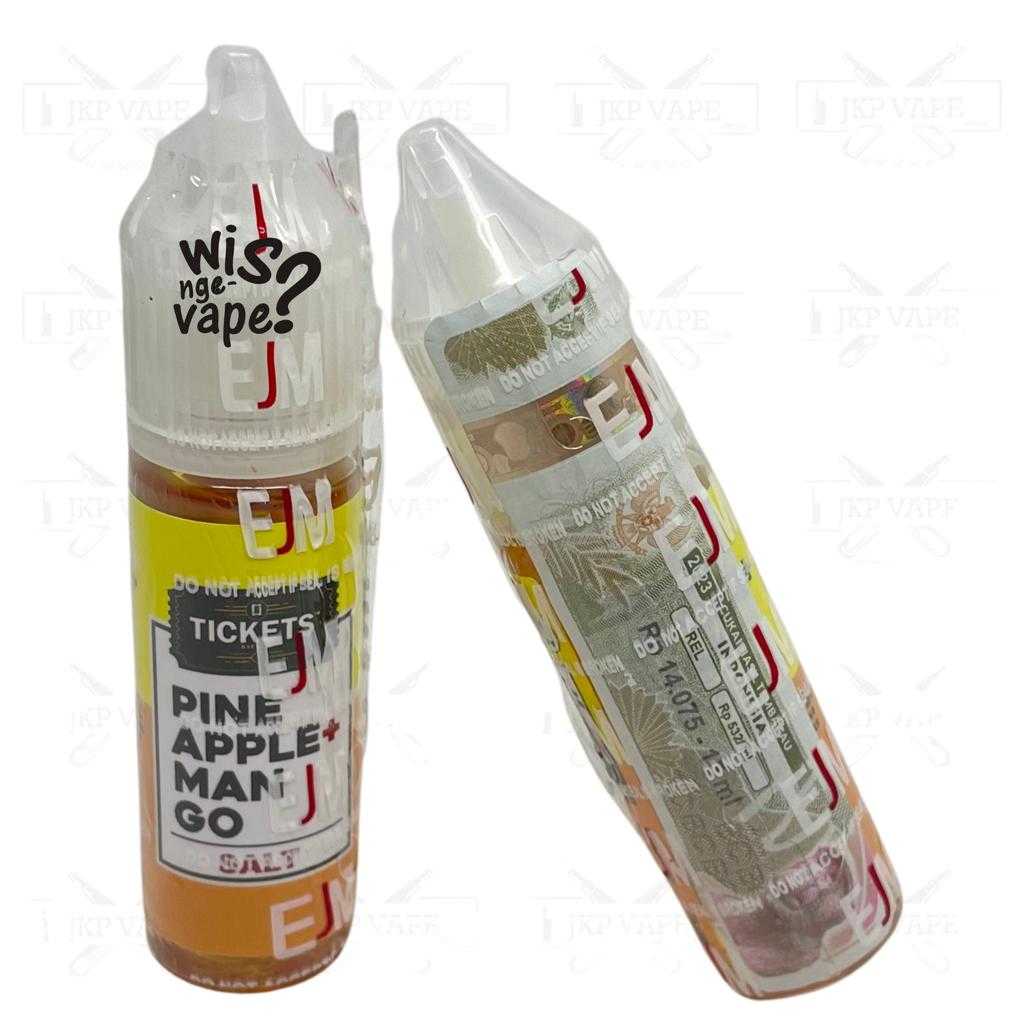 Jual Tickets Salt Pineapple Mango 15ml - Saltnic Liquid Vape By