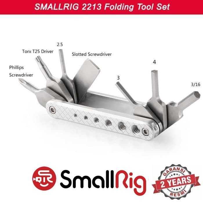 Jual SmallRig 2213 Folding Tool Set With Screwdrivers Allen