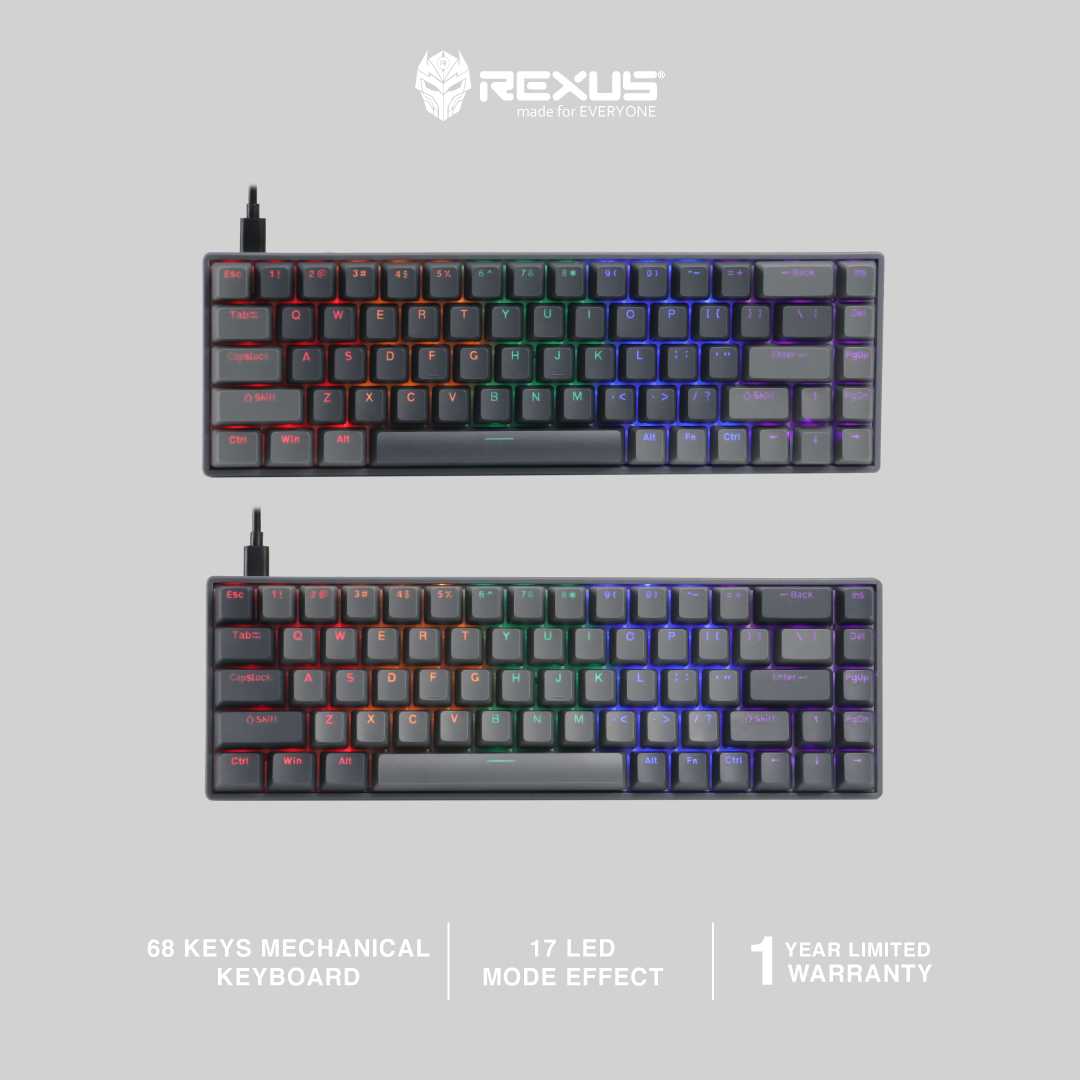 Jual Rexus Keyboard Heroic KX3 | Jakmall.com