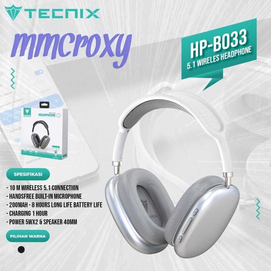 Jual Tecnix HP-B033 Headphone Wireless Bluetooth 5.1 Handsfree
