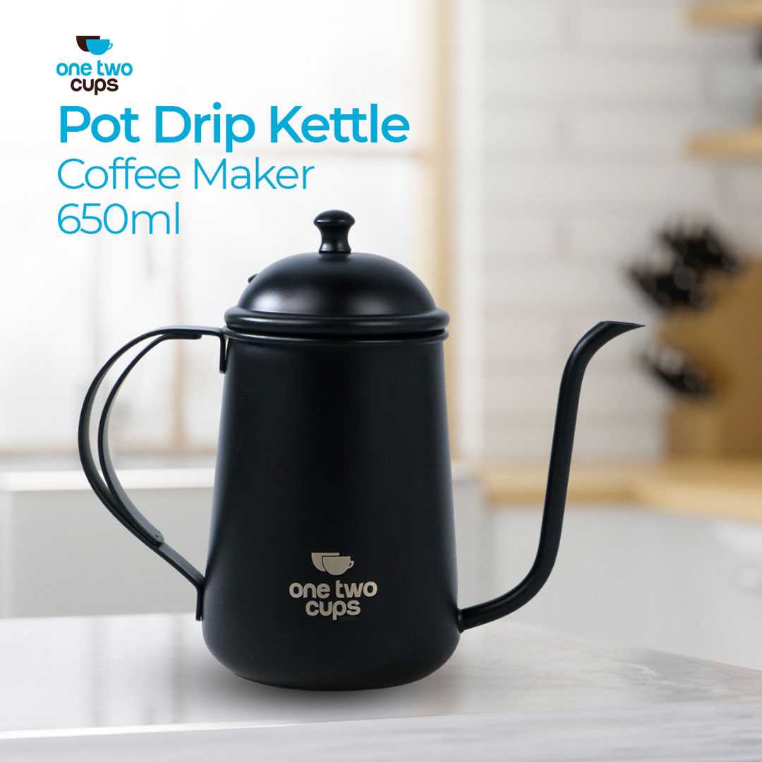 Jual One Two Cups Teko Kopi Leher Angsa Pour Over Kettle | Jakmall.com