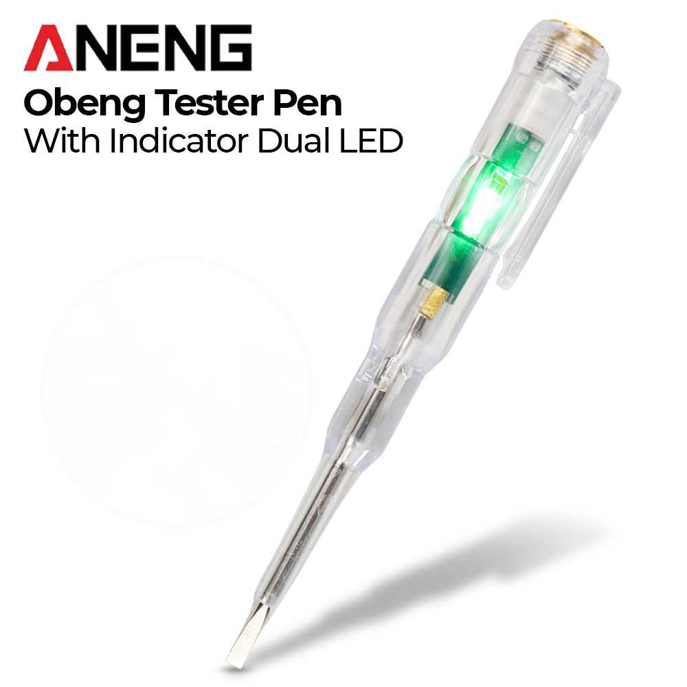 Jual ANENG Obeng Tespen Tester Pen with Indicator Dual LED - B11