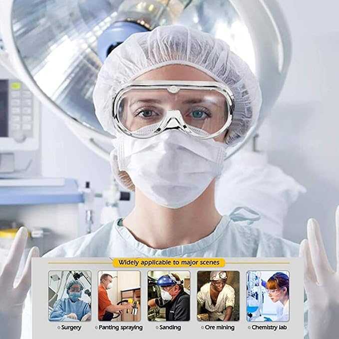 Jual METERMALL Kacamata Safety Goggles Work Laboratory Eyewar