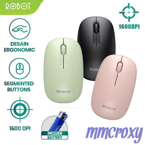 Jual Robot M260 Mouse Wireless 2.4GHz Fashionable Ultra-thin