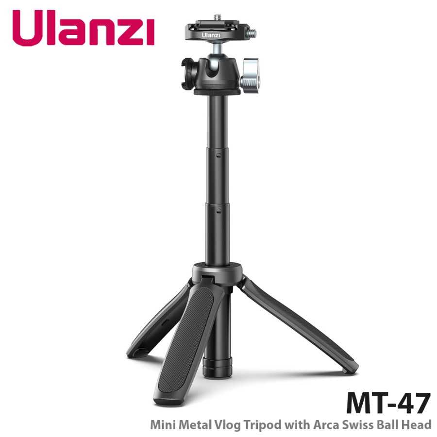 Jual Ulanzi MT-47 Mini Metal Vlog Tripod with Arca Swiss Ball