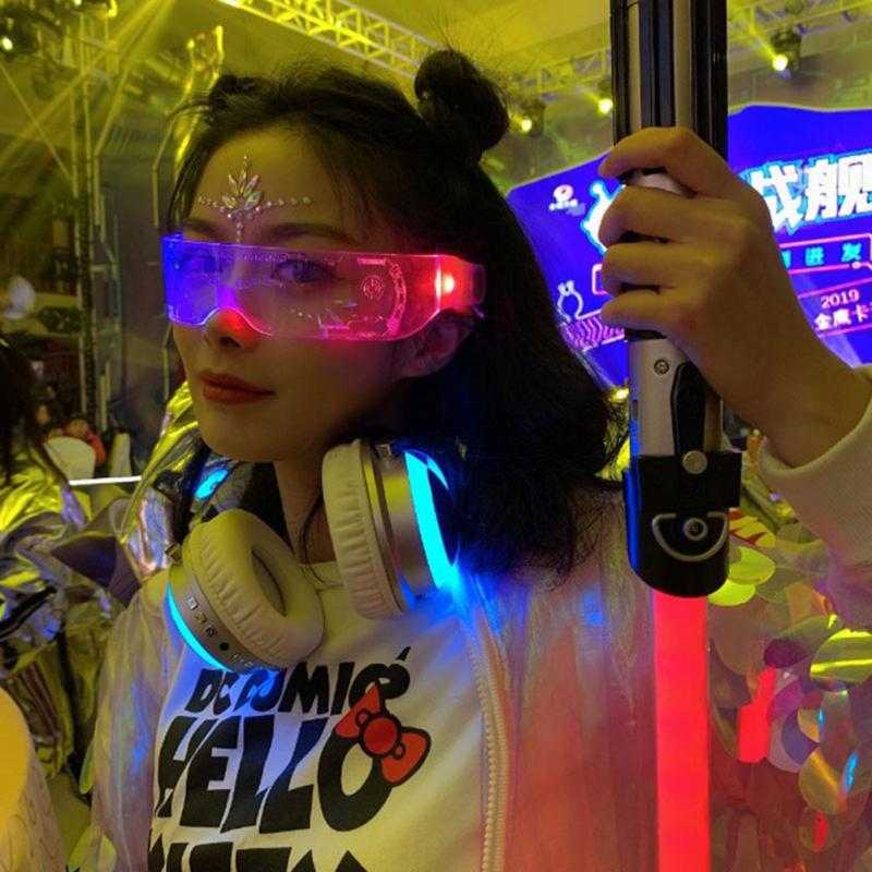 Jual PRAMP Kacamata LED Light Party Luminous Glasses Acrylic RGB