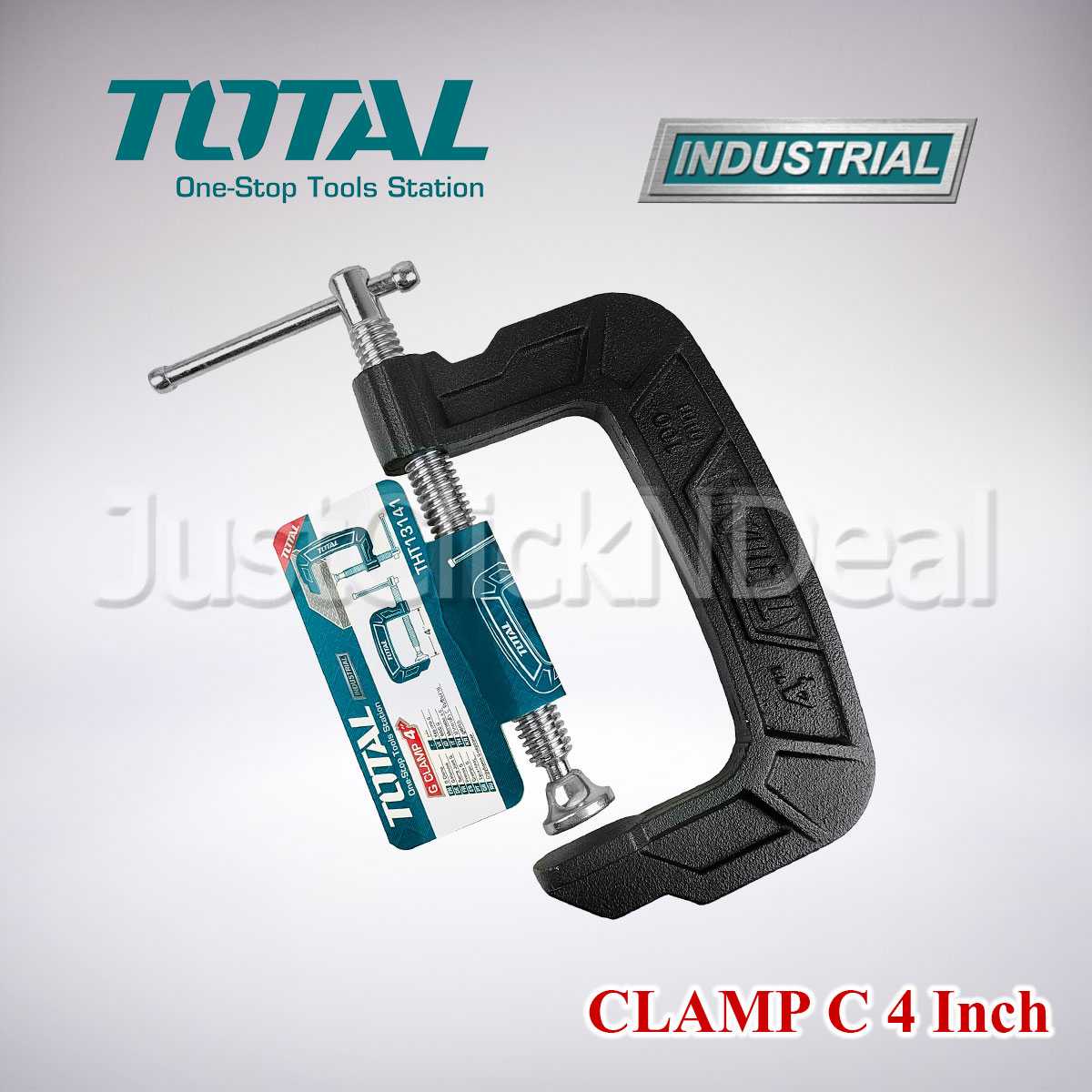 Jual TOTAL Klem C Catok Besi 4 5 6 Inch Penjepit Heavy Duty Clamp
