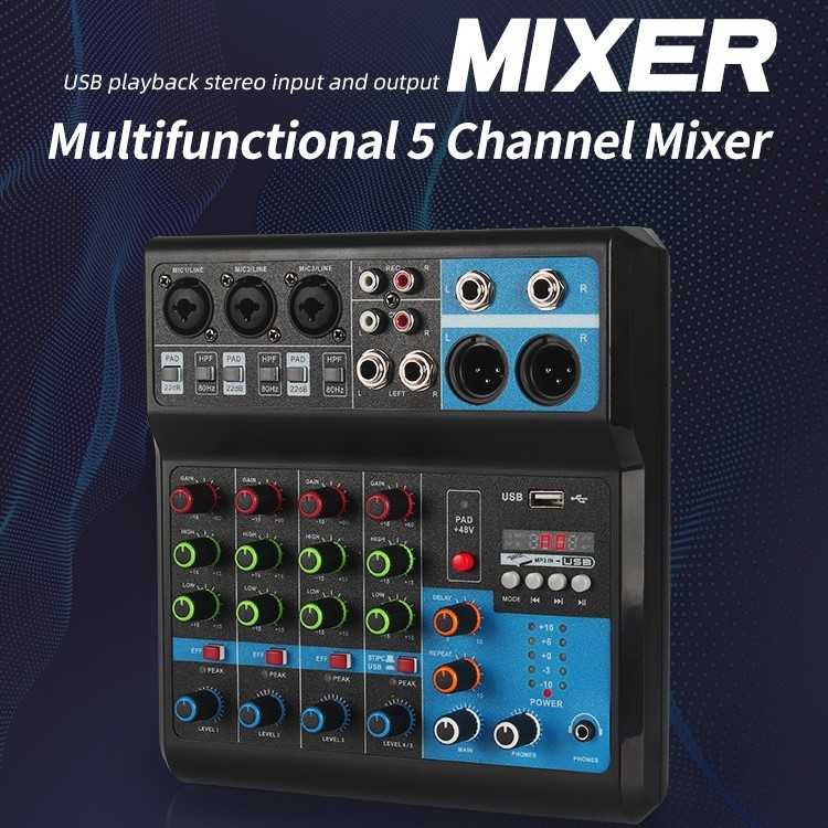 Jual LEEDOAR Mixer Audio Professional Monitor Paths Bluetooth