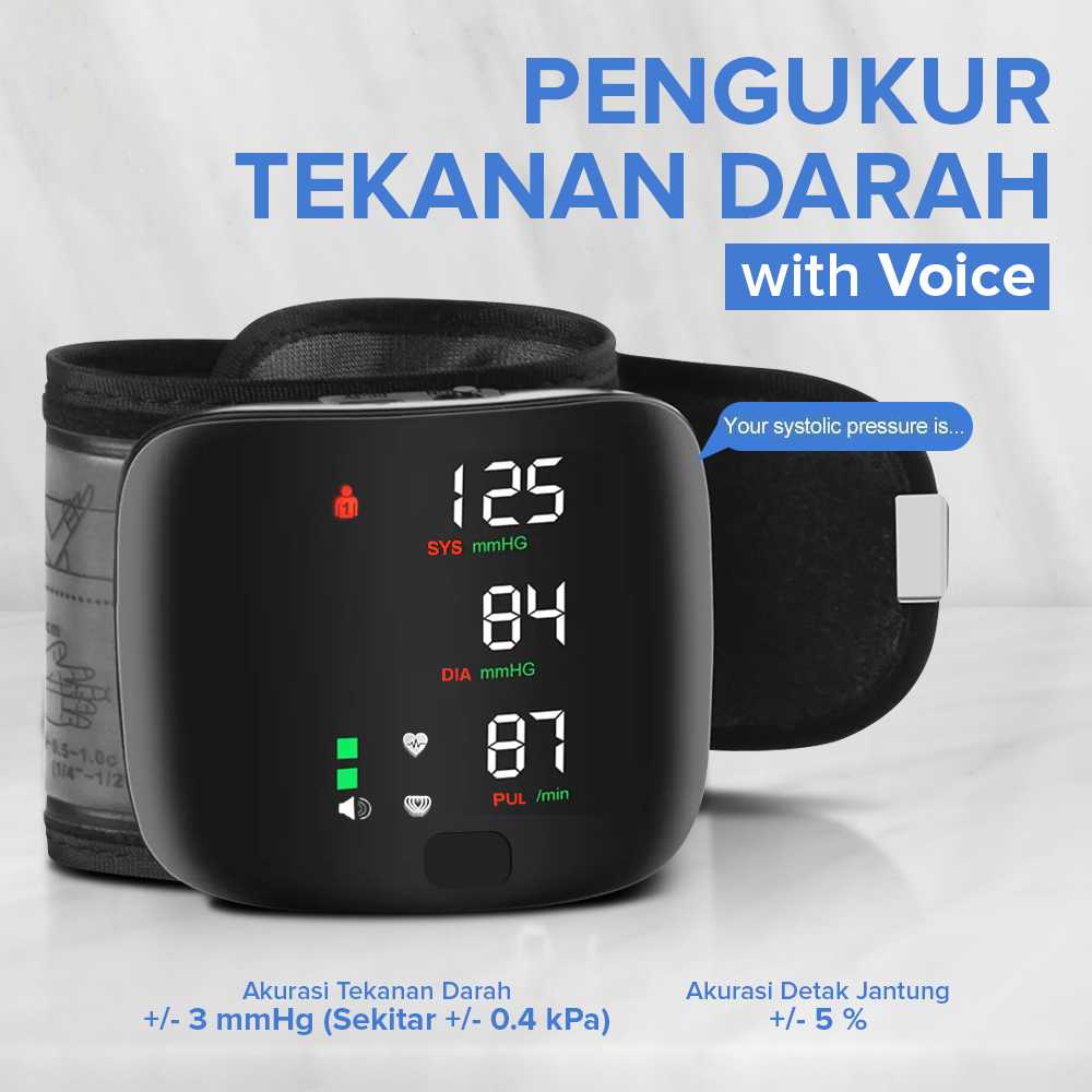 Jual TaffOmicron Tensimeter Digital Tekanan Darah Pergelangan B
