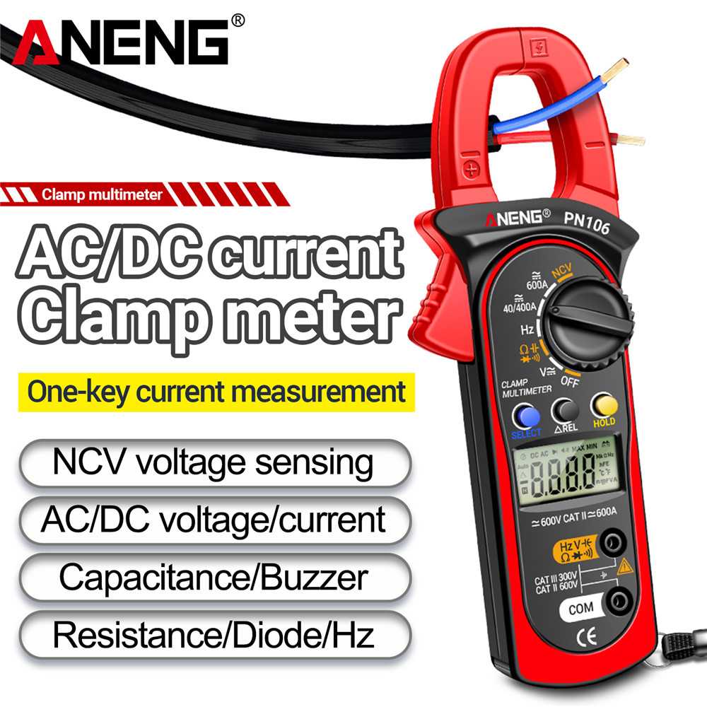 Jual ANENG Digital Multimeter Voltage Tester Clamp Meter AC/DC