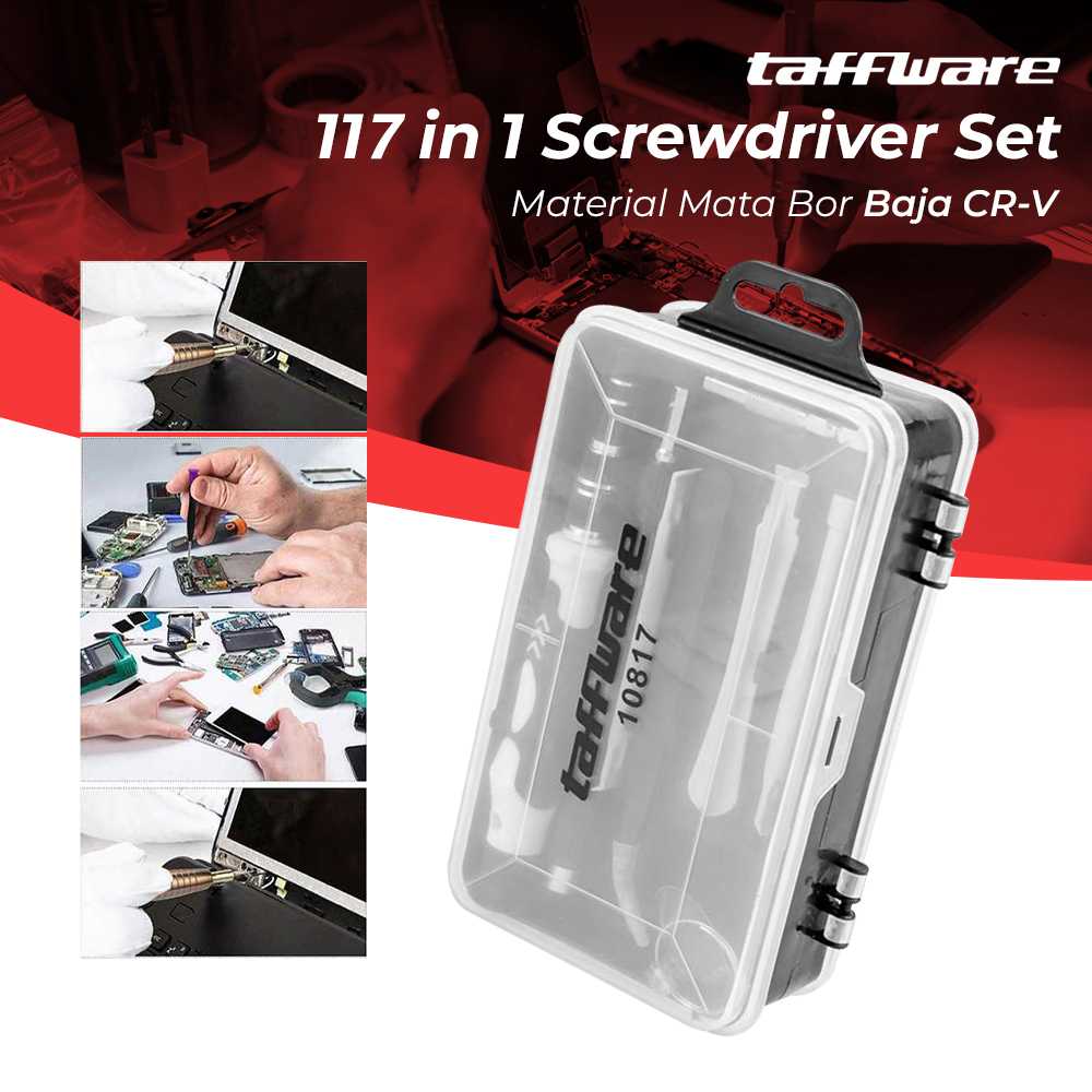 Jual Taffware 117in1 Screwdriver Set Reparasi Smartphone Laptop